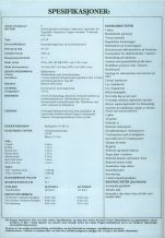 Peugeot 505 SRD Turbo brochure